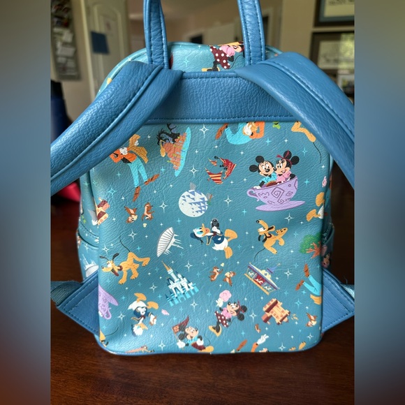 Loungefly | Bags | Disney Parks Loungefly Backpack Attractions And ...